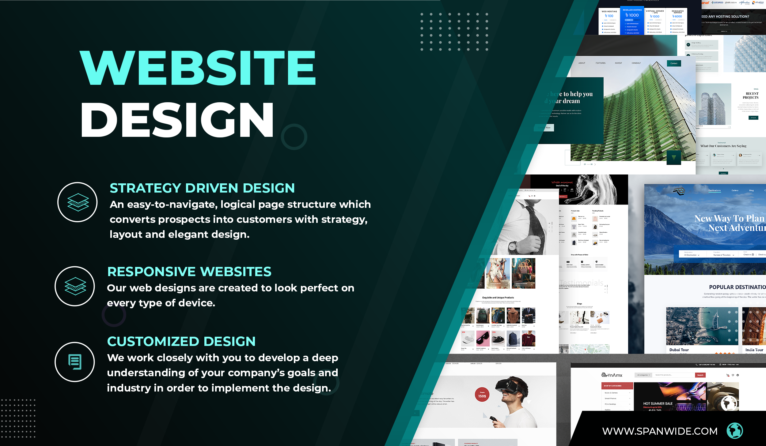 Website Design - Make the right impression and impact on your viewers.